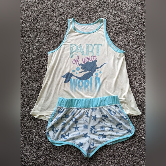 Disney | Intimates & Sleepwear | Disney Little Mermaid Sleep Set | Poshmark